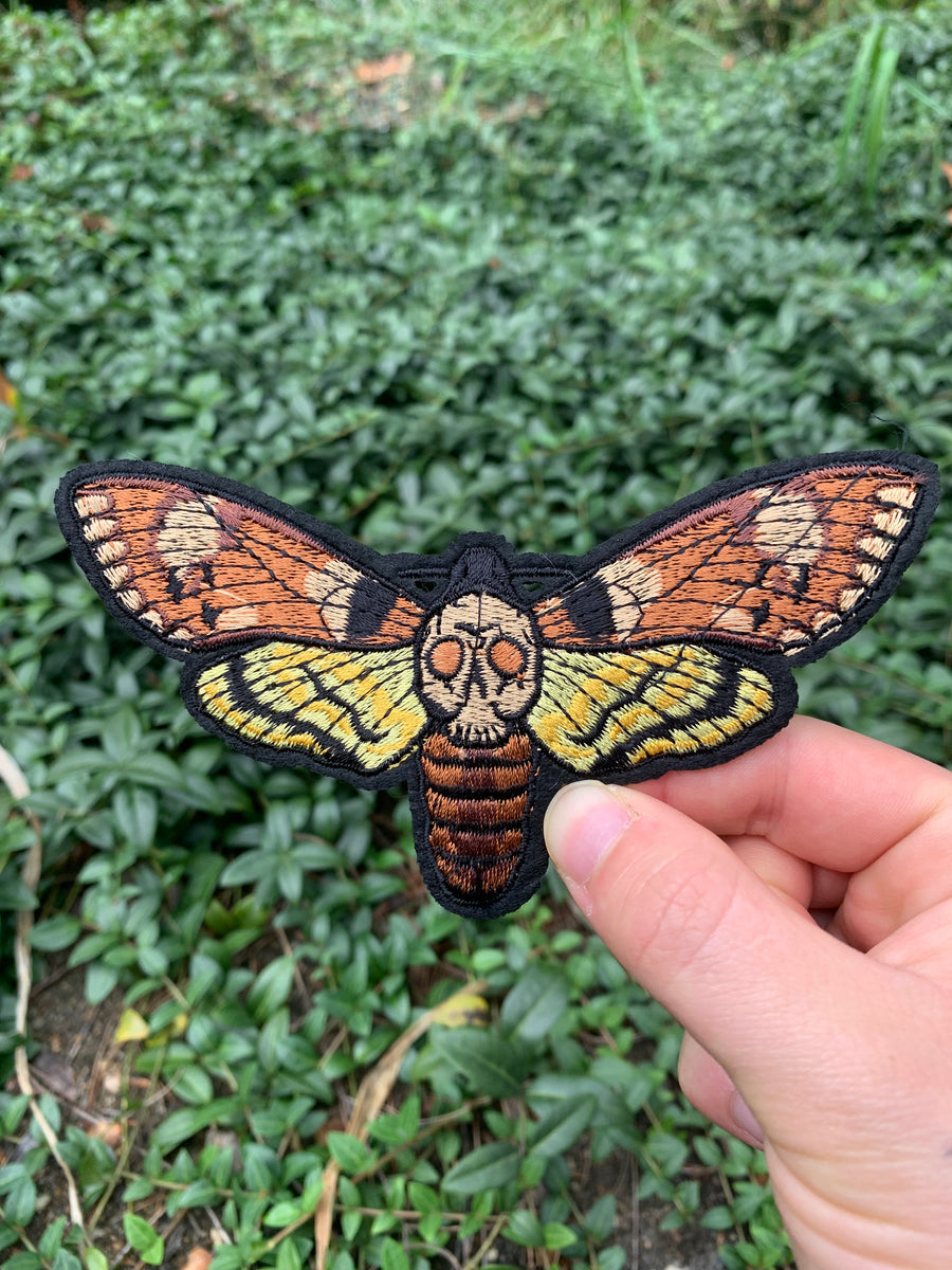 Death Moth Iron on Patch – PocketBean